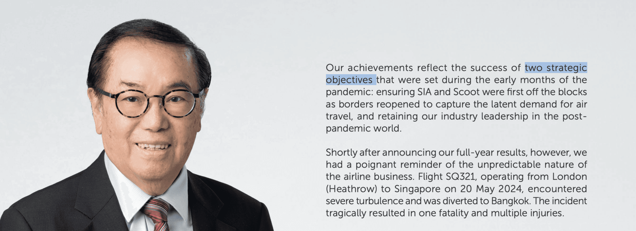 We found the best chairman statements in annual reports for samples to ...